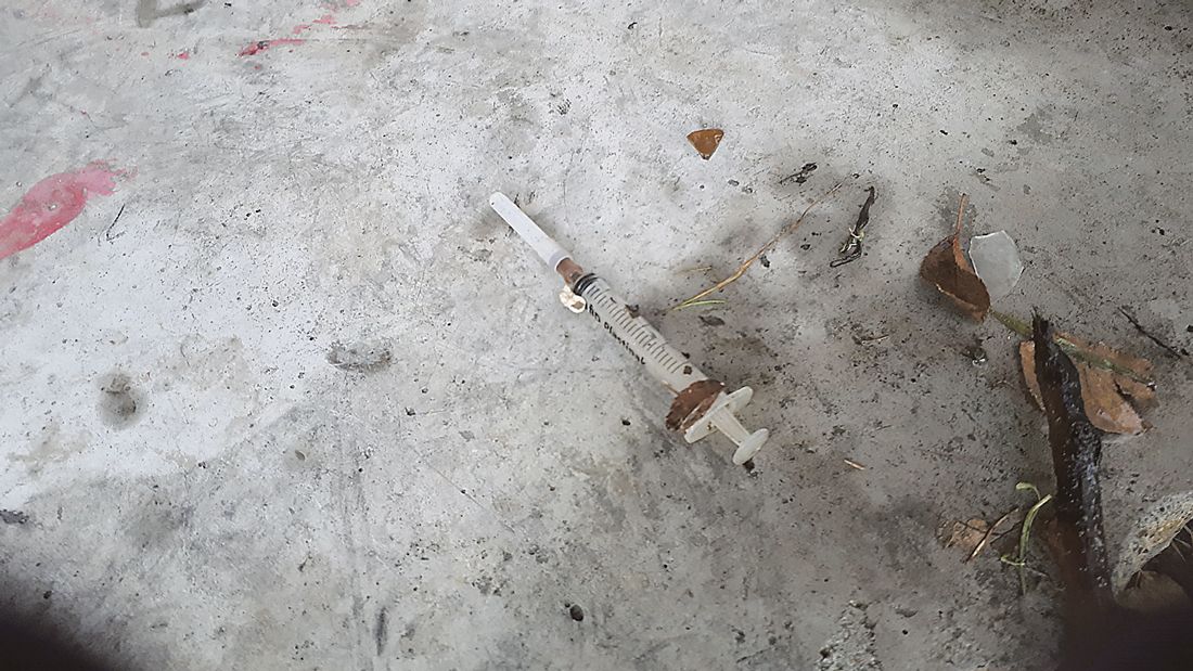 Volunteers shocked to find syringes lying about park | Echo.ie