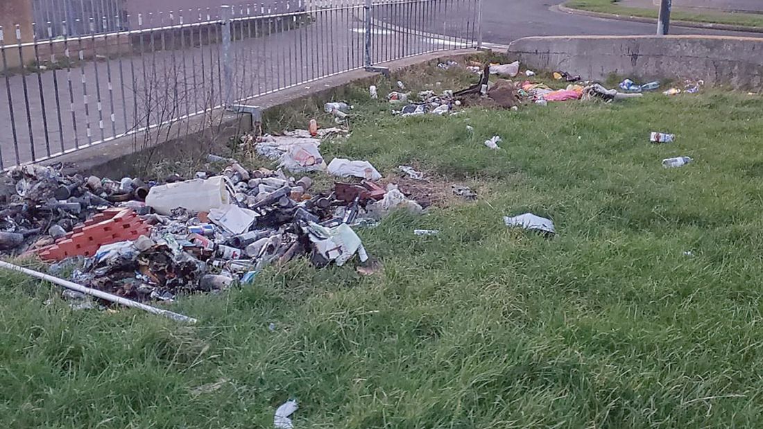 Used nappies scattered across Jobstown Park | Echo.ie
