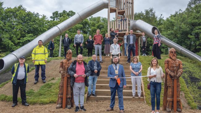 Viking themed state-of-the-art playspace is opened by Mayor in Corkagh ...