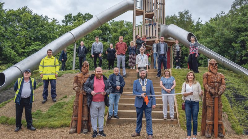 Viking themed state-of-the-art playspace is opened by Mayor in Corkagh ...