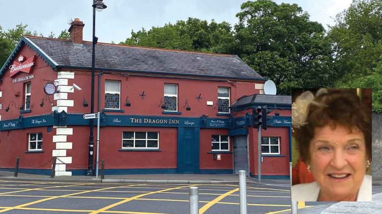 Freda enjoyed her time serving pints behind the Dragon bar | Echo.ie