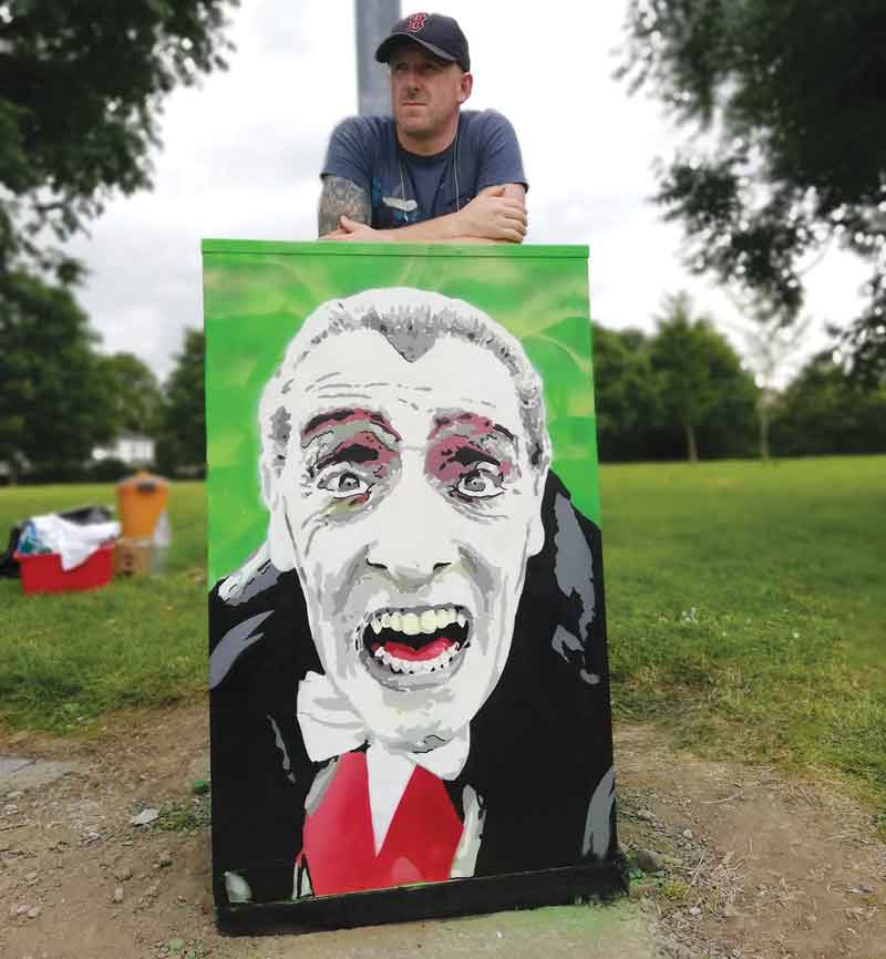 Artistic tribute to legend Paddy Drac painted over by mistake | Echo.ie