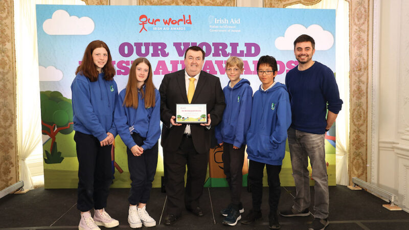 Our World Irish Aid Award presented to Scoil Treasa | Echo.ie