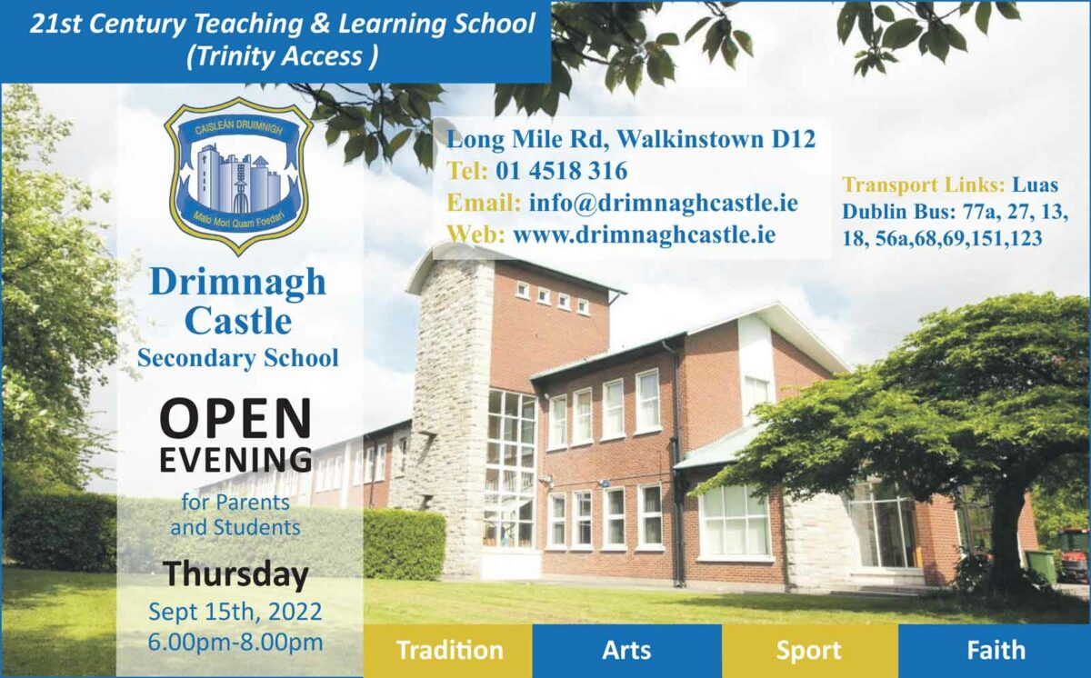 Secondary School Open Days: Coláiste Bríde and Drimnagh Castle | Echo.ie