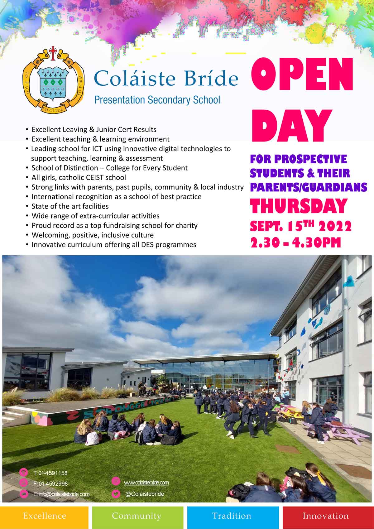 Secondary School Open Days: Coláiste Bríde and Drimnagh Castle | Echo.ie