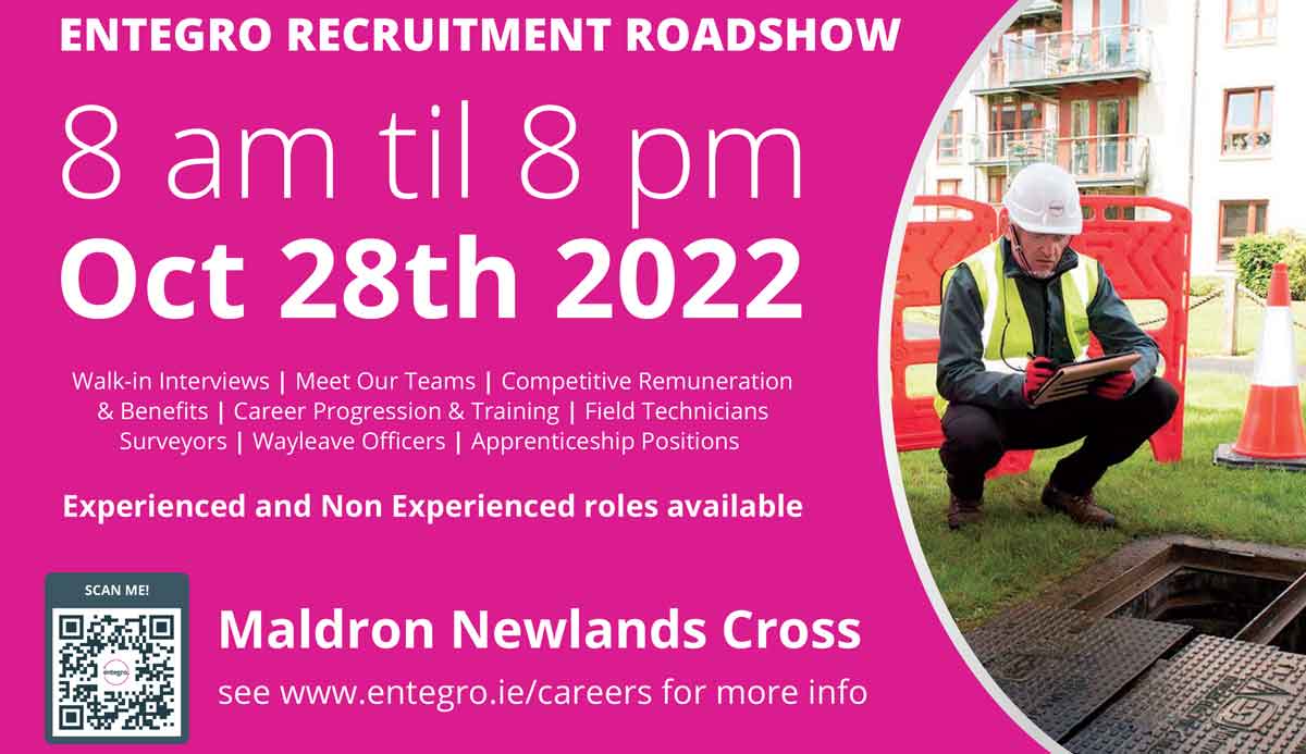 Entegro Recruitment Roadshow: Maldron Hotel Newlands Cross | Echo.ie