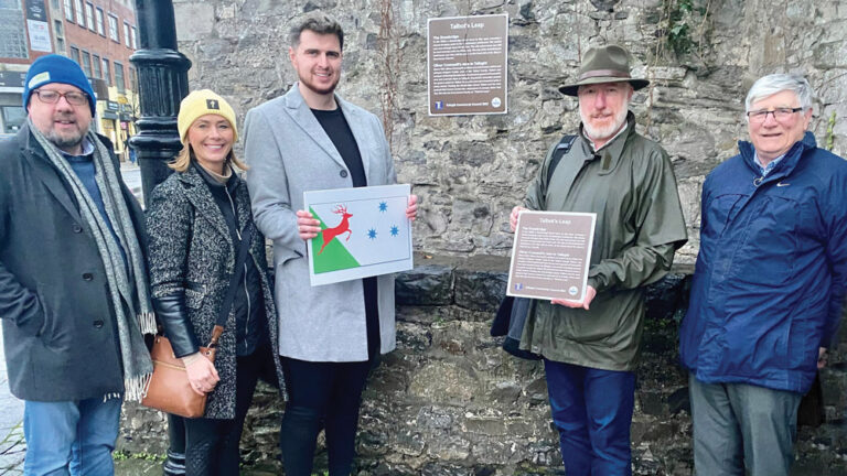 Heritage plaque installed in village on Priory walls | Echo.ie