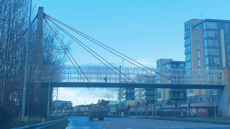 ‘Someone could fall off bridge’ | Echo.ie