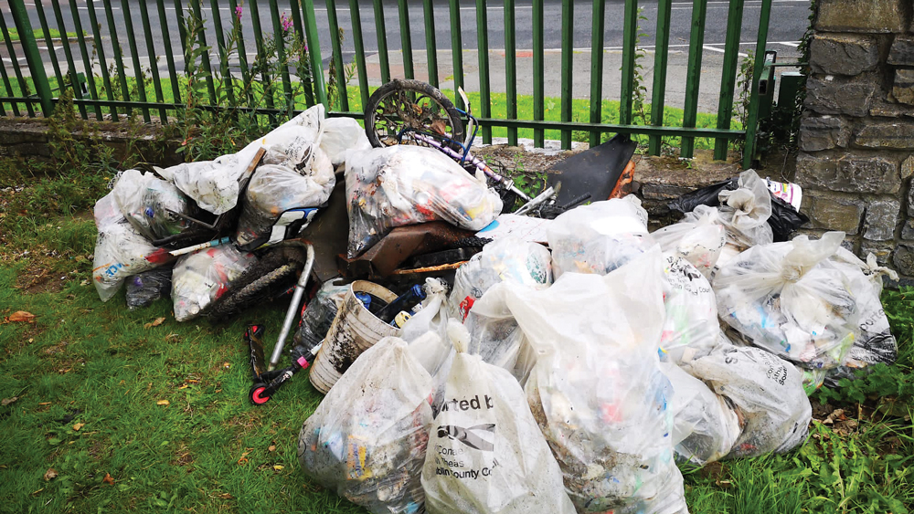 Almost 500kg of dumped material removed by team | Echo.ie