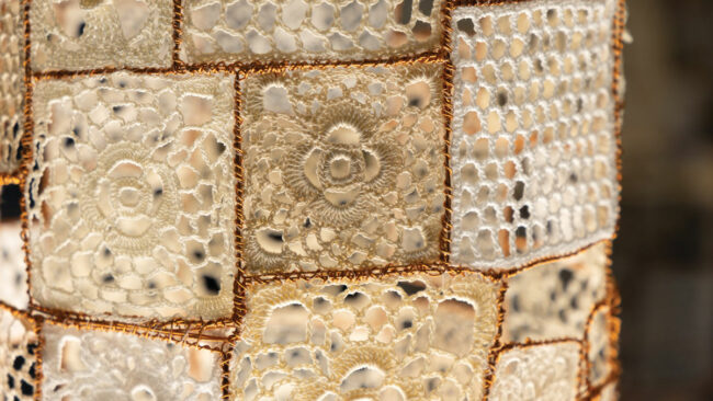 Crochet crew create model of Round Tower in Clondalkin | Echo.ie