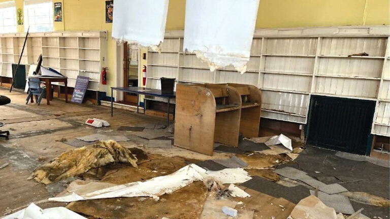 Council criticised for letting library ‘fall into ruins’ | Echo.ie